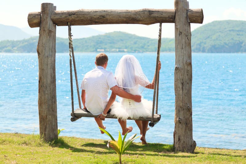 Novia foto de archivo. Imagen de verano, hawai, casado - 20964296