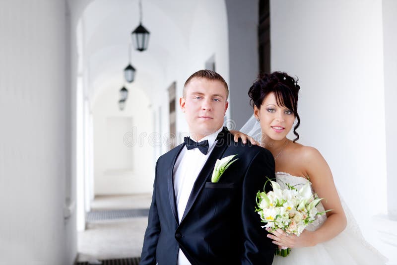 Novia y novio foto de archivo. Imagen de retrato, prepare - 17119404