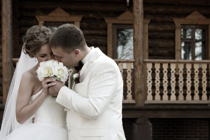 Novia y novio imagen de archivo. Imagen de novio, nupcial - 31824581