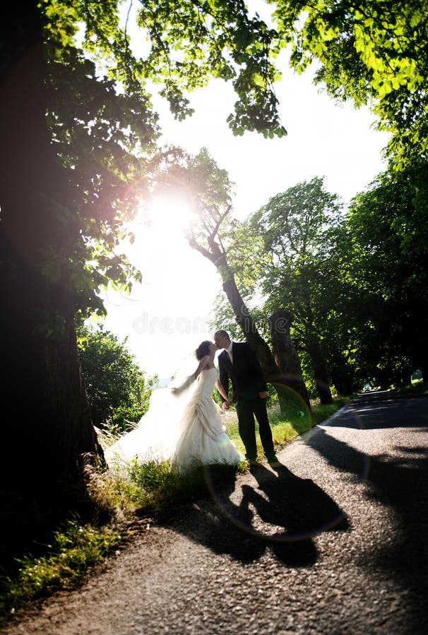 Novia y novio imagen de archivo. Imagen de felicidad - 33254907