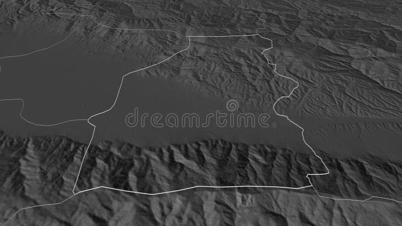 Novo Selo, Macedonia - Outlined. Bilevel Stock Illustration ...