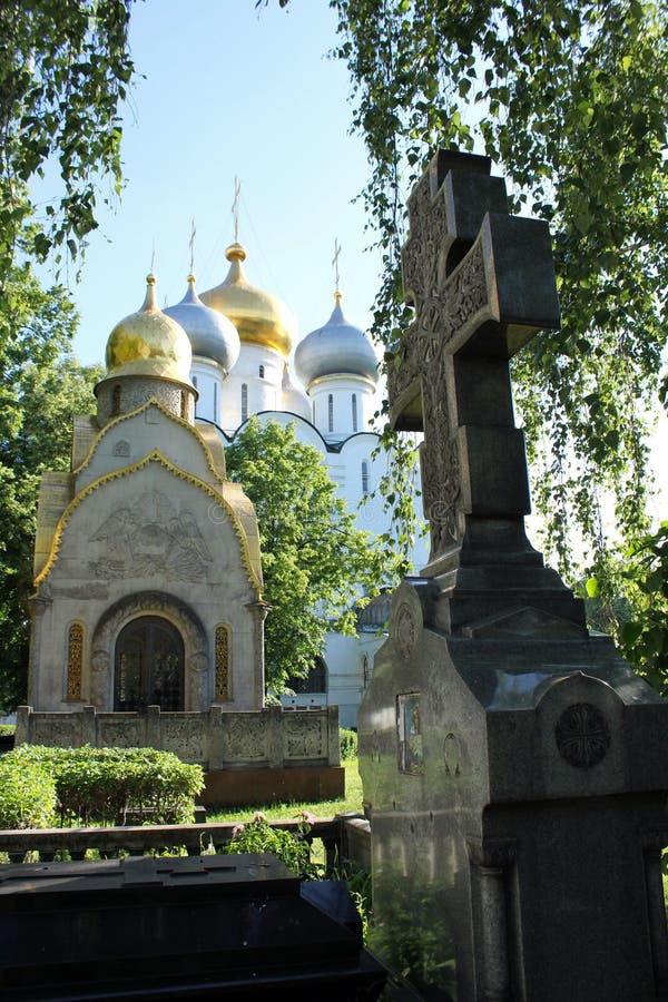 Novodevichy Convent, Moscow Stock Image - Image of heritage, green ...