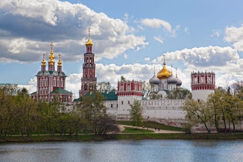 Novodevichy Convent in Moscow Stock Image - Image of architecture ...