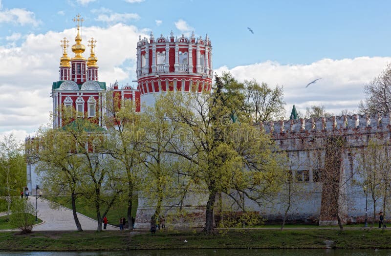 Novodevichy Convent in Moscow Stock Image - Image of tree, spring: 24978501