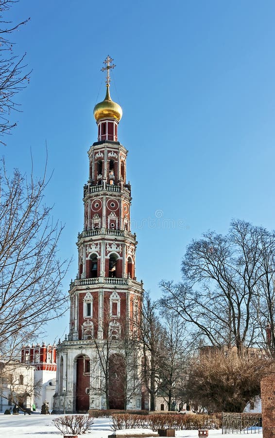 Novodevichy Convent, Moscow, Russia Stock Image - Image of bell, winter ...