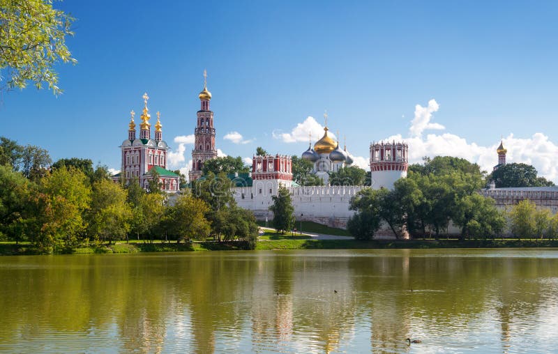 Novodevichy Convent in Moscow Stock Photo - Image of national, dome ...