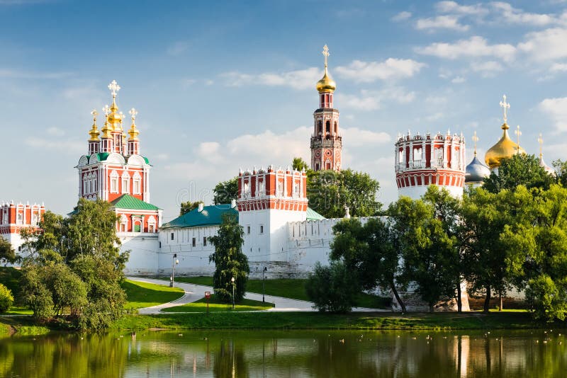 Novodevichy Convent in Moscow Stock Photo - Image of building, landmark ...
