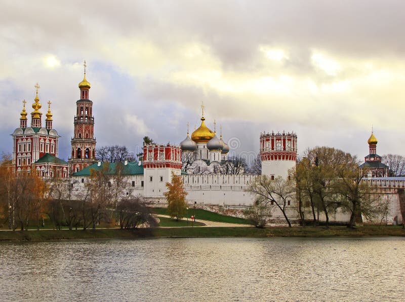 Novodevichy Monastery, Moscow, Russia Stock Image - Image of fall ...