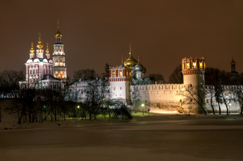 Novodevichy monastery stock image. Image of culture, lake - 36007323