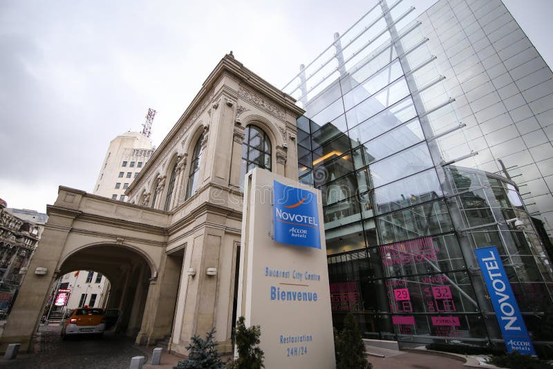 Novotel Hotel Building in Bucharest Editorial Photography - Image of ...