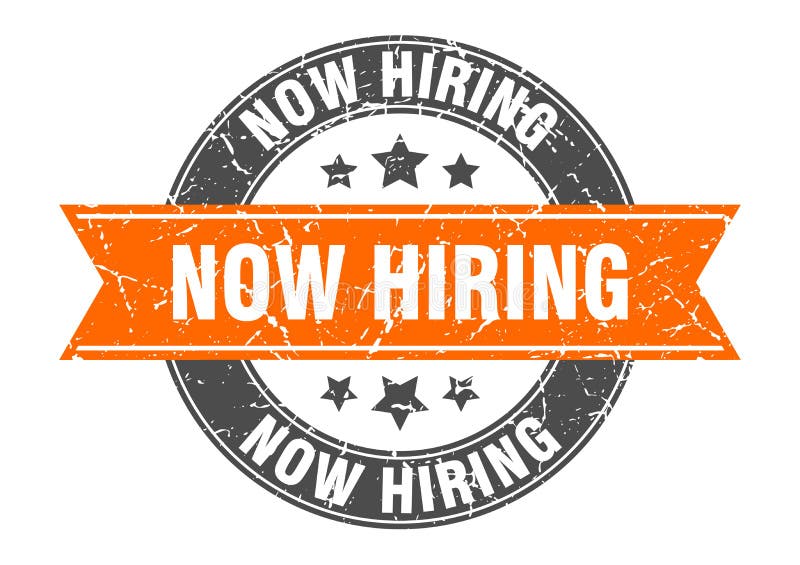 Now hiring stamp stock vector. Illustration of vector - 120854074