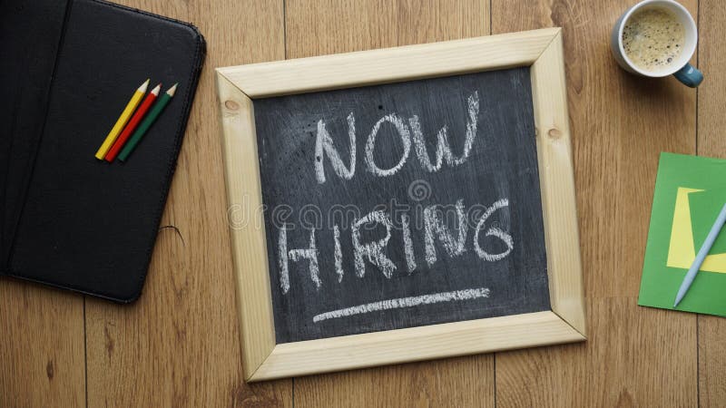 Now Hiring stock image. Image of career, hire, recruitment - 4932479