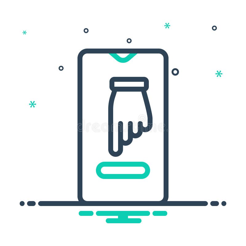 Mix Icon for Now, Today and Tap Stock Vector - Illustration of days ...