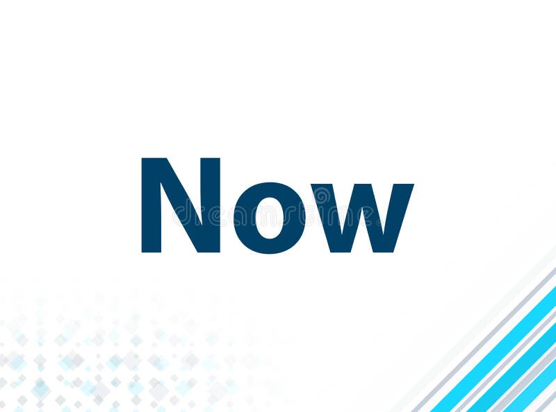 Now Modern Flat Design Blue Abstract Background Stock Illustration ...