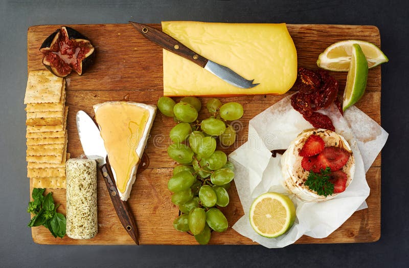 Now that Looks Delicious. High Angle Studio Shot of Delicious Types of ...