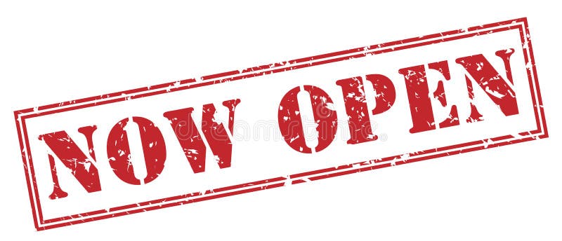 Now Open Red Stamp Stock Illustrations – 398 Now Open Red Stamp Stock ...