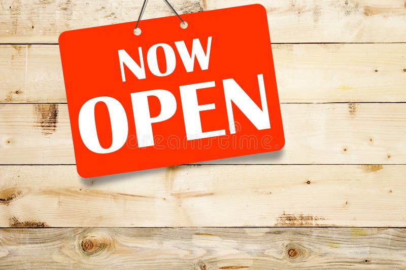Now Open Sign Stock Illustrations – 5,681 Now Open Sign Stock ...