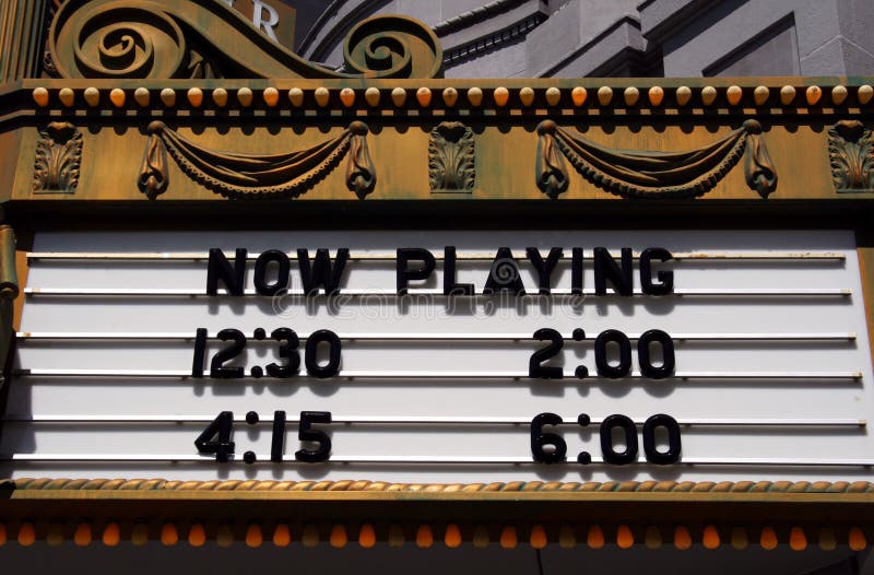 Now Playing stock photo. Image of show, entertainment, film - 232918