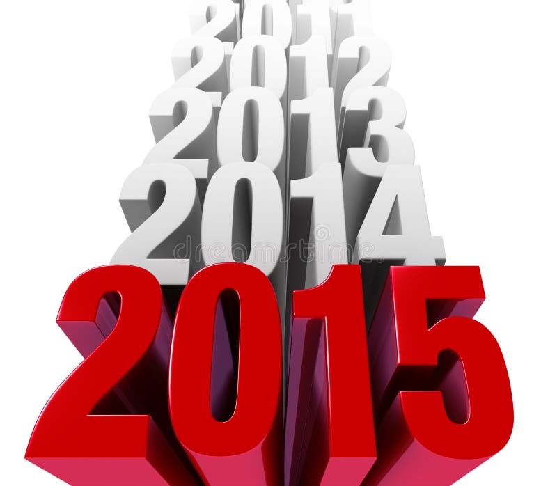 New Year 2015 stock illustration. Illustration of text - 41196713