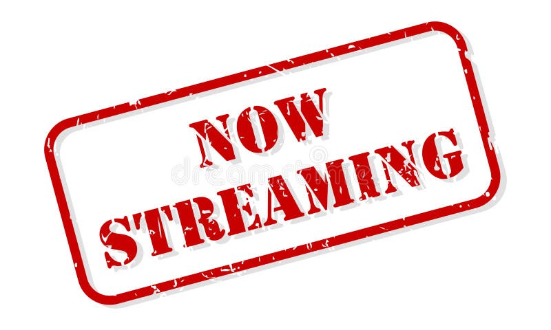 Now Streaming Rubber Stamp Vector Stock Vector - Illustration of ...