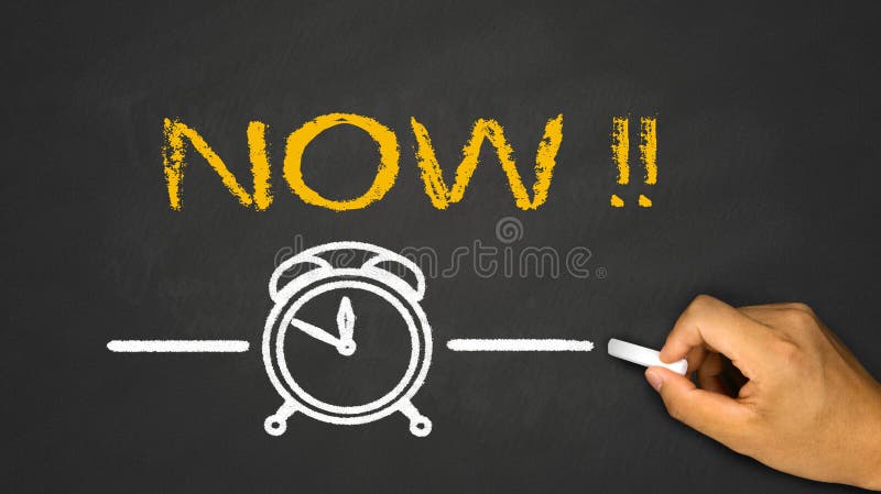 Now! stock image. Image of improve, time, change, challenge - 48139281