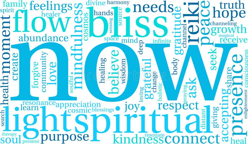 Now Word Cloud stock vector. Illustration of hope, family - 108488622
