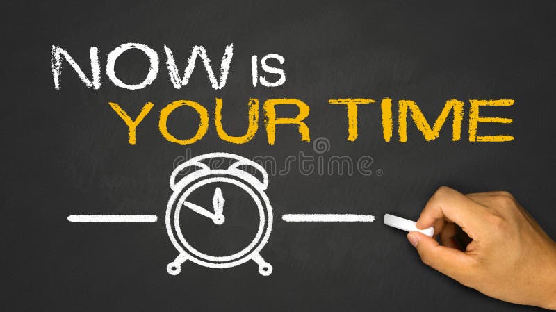 Time is now stock photo. Image of clock, middle, lower - 53367616