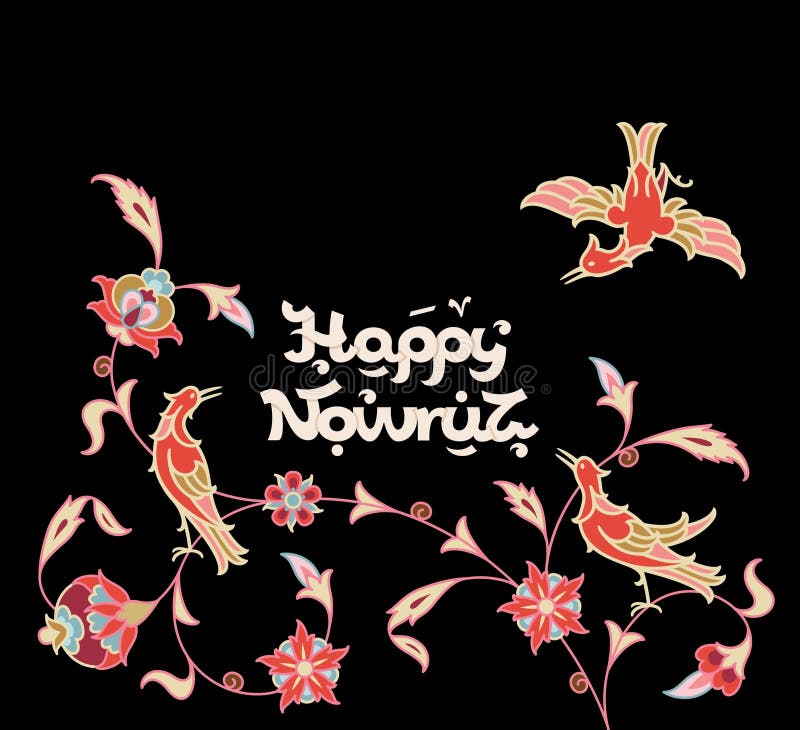 Happy Nowruz Day Horizontal Banner Flat Cartoon Hand Drawn Templates ...
