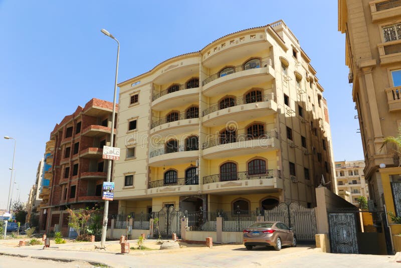 Nowy Kair miasto zdjęcie editorial. Obraz złożonej z architektury ...