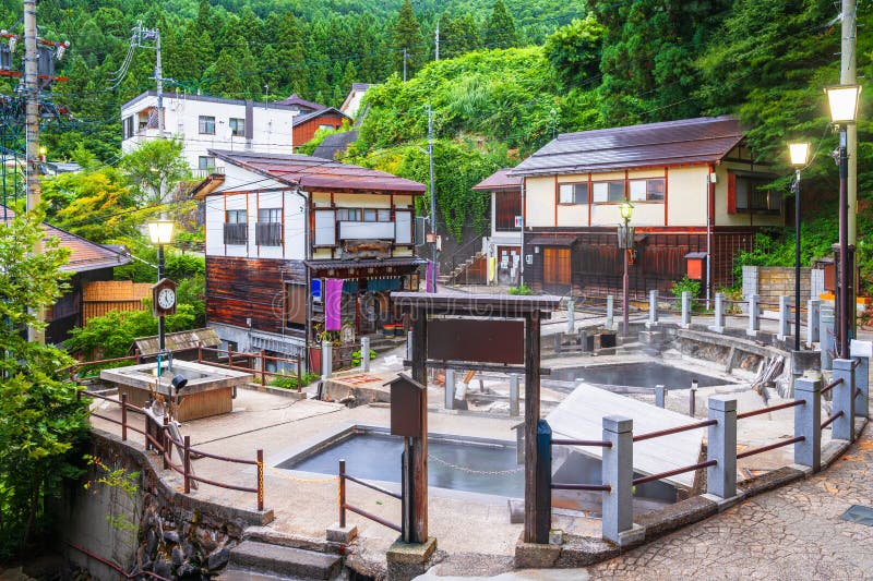 Nozawa Onsen, Japan Hot Springs Stock Photo - Image of landscape, japan ...