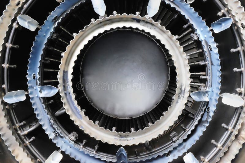 Nozzle Turbojet Aircraft Engine, Zhukovsky Stock Photo - Image of ...