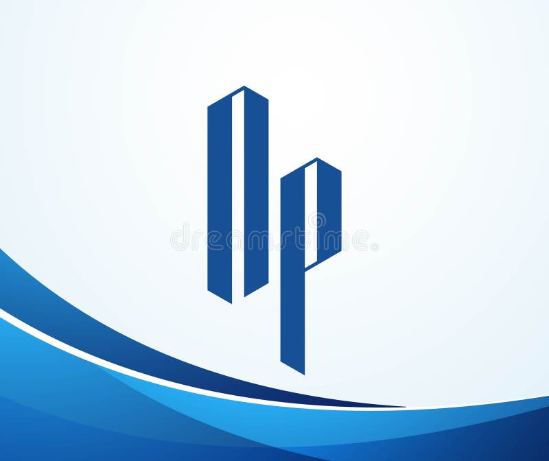 NP Alphabet Letter Logo Design Template Elements Stock Vector ...