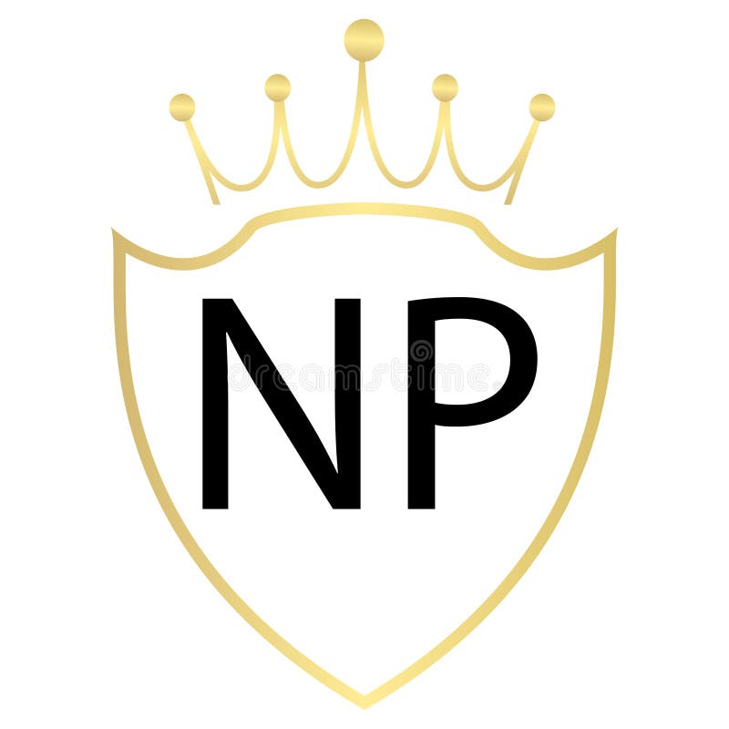 NP Letter Logo Design with Simple Style Stock Vector - Illustration of ...