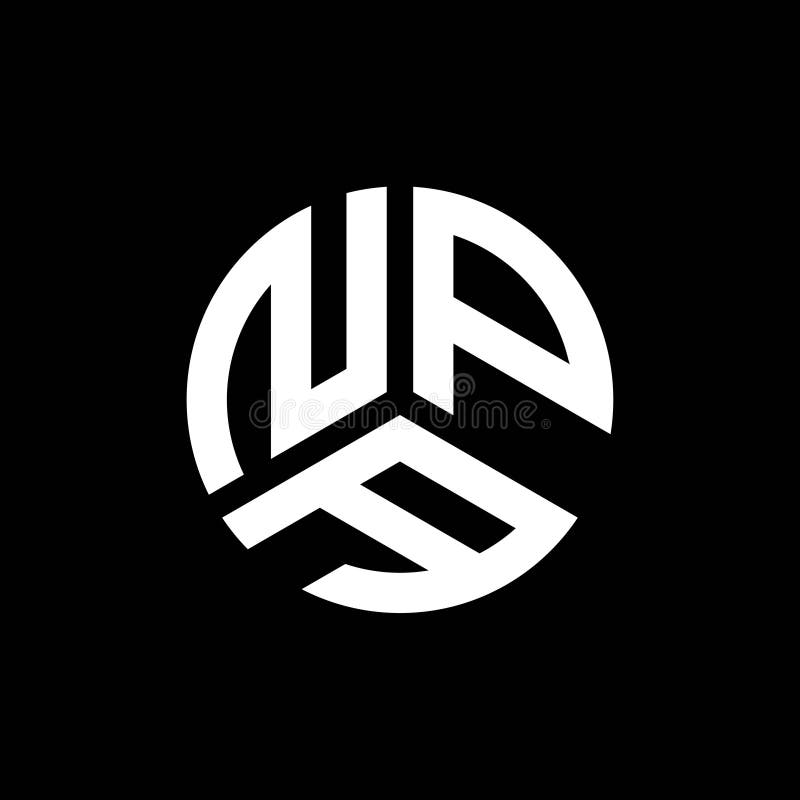 NPA Letter Logo Design on Black Background. NPA Creative Initials ...