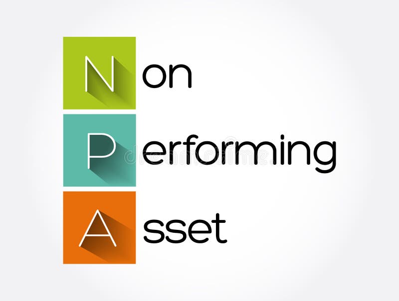 Npa Non Performing Asset Concept with Big Word or Text and Team People ...