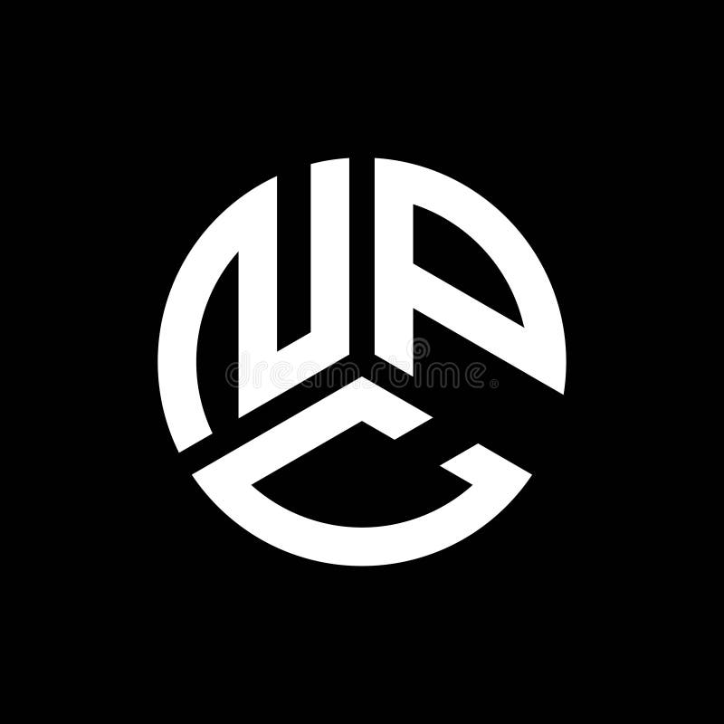 NPC Letter Logo Design on Black Background. NPC Creative Initials ...