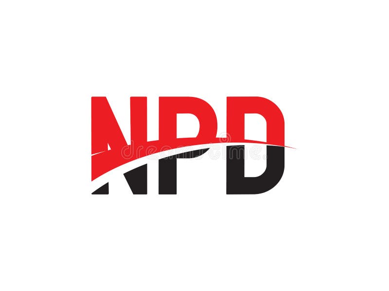 NPD Letter Initial Logo Design Vector Illustration Stock Vector ...