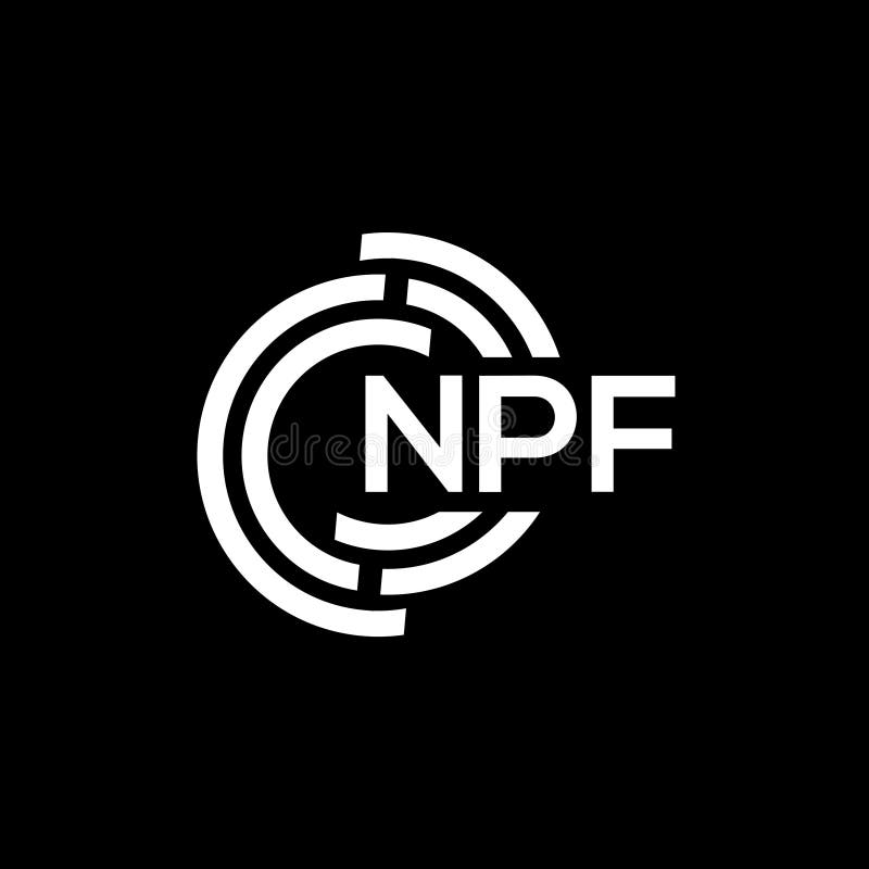NPF Letter Logo Design. NPF Monogram Initials Letter Logo Concept Stock ...