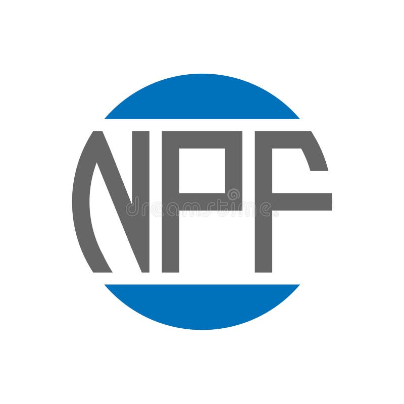 NPF Letter Logo Design on White Background. NPF Creative Initials ...