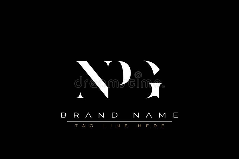 NPG Abstract Letter Logo Design Stock Vector - Illustration of abstract ...