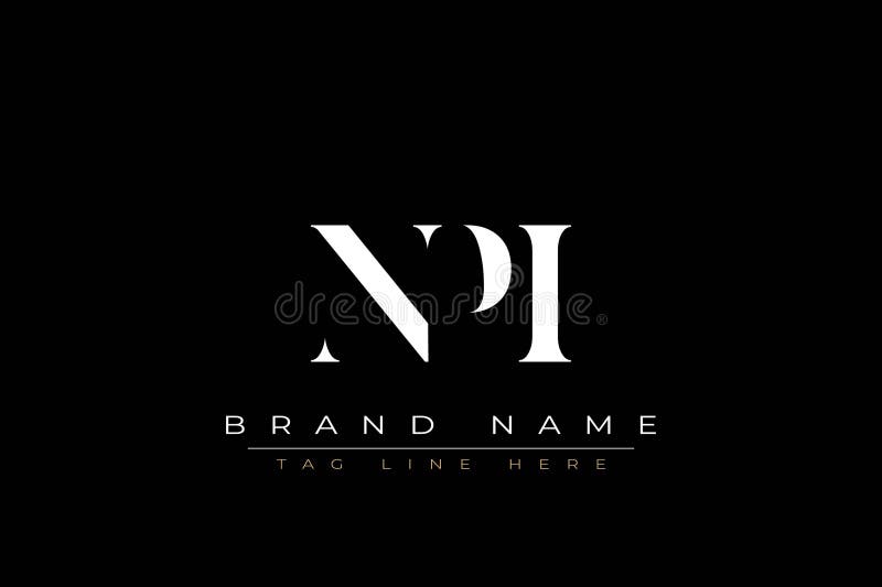 NPI Abstract Letter Logo Design Stock Vector - Illustration of ...