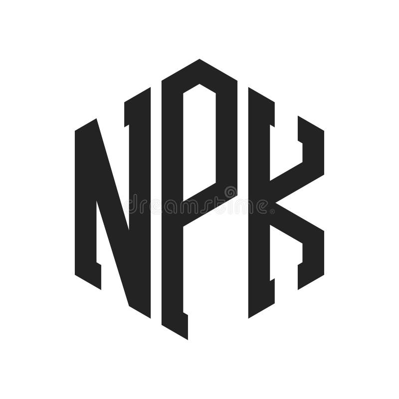 NPK Logo Design. Initial Letter NPK Monogram Logo Using Hexagon Shape ...