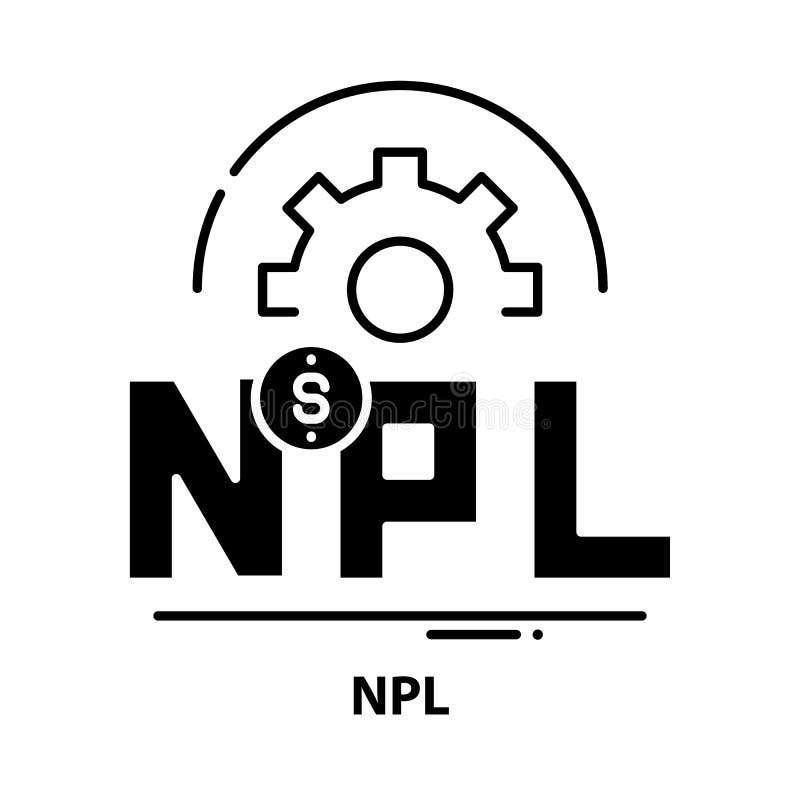 Npl Icon, Black Vector Sign with Editable Strokes, Concept Illustration ...