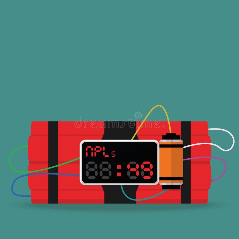 Explosion Countdown. Tnt Time Bomb . Timebomb With Clock. Vector Stock ...