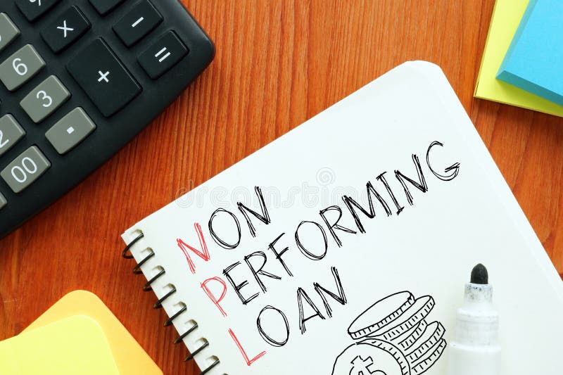 NPL Non Performing Loan is Shown Using the Text Stock Photo - Image of ...