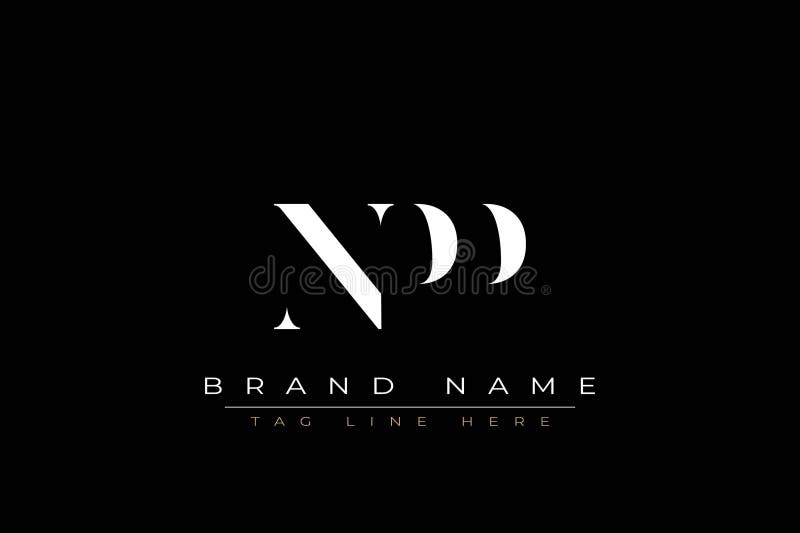 NPP Abstract Letter Logo Design Stock Vector - Illustration of symbol ...