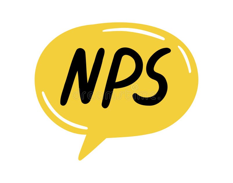 Nps, Abbreviation Net Promoter Score. Nps Speech Bubble Lettering ...