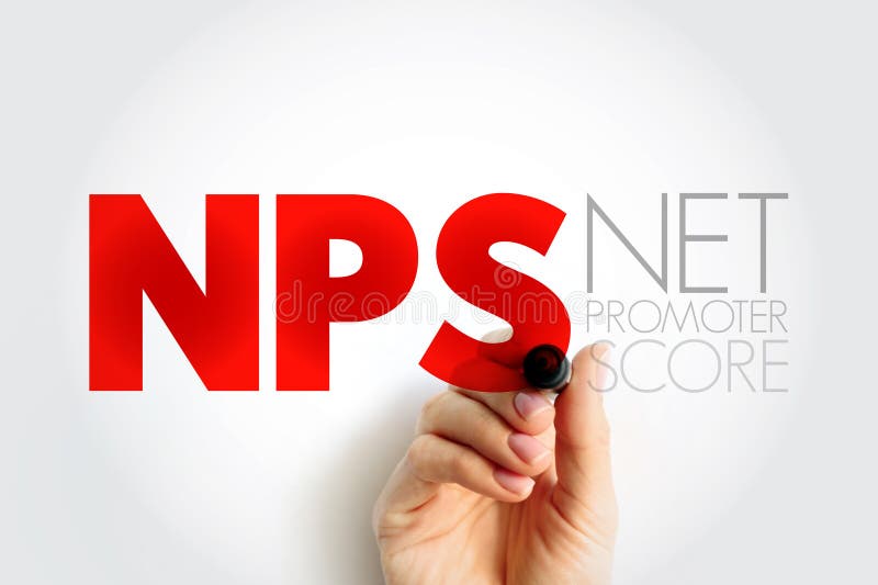 NPS - Net Promoter Score Acronym, Business Concept Background Stock ...