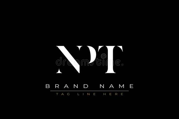 NPT Abstract Letter Logo Design Stock Vector - Illustration of emblem ...