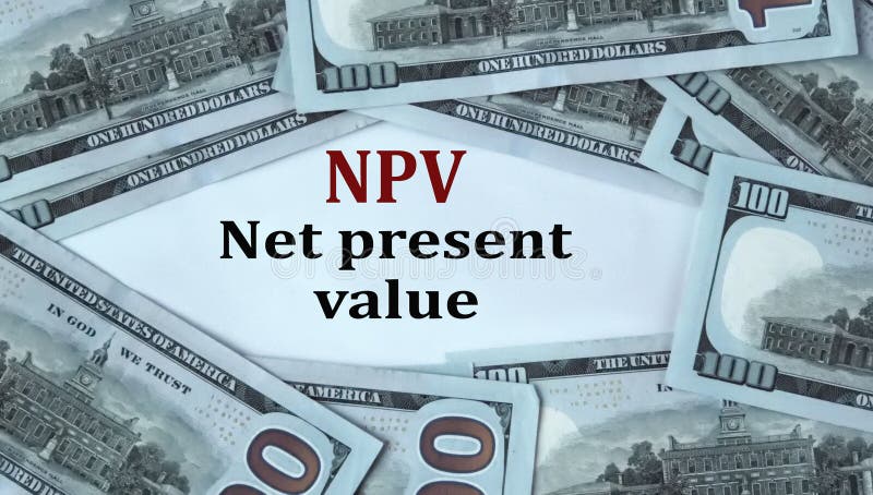 NPV - Acronym on the Background of Cash Dollar Bills Stock Photo ...